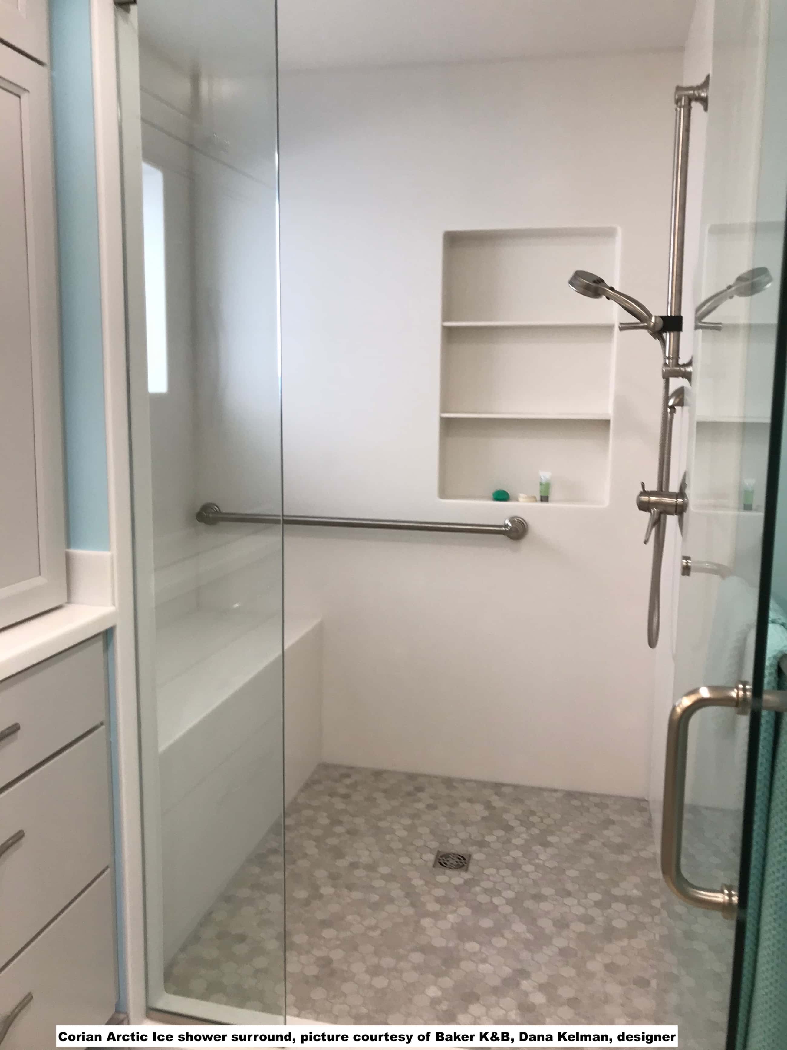 Solid Surface Showers